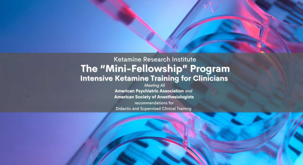 Ketamine Training for Clinicians - Day 1